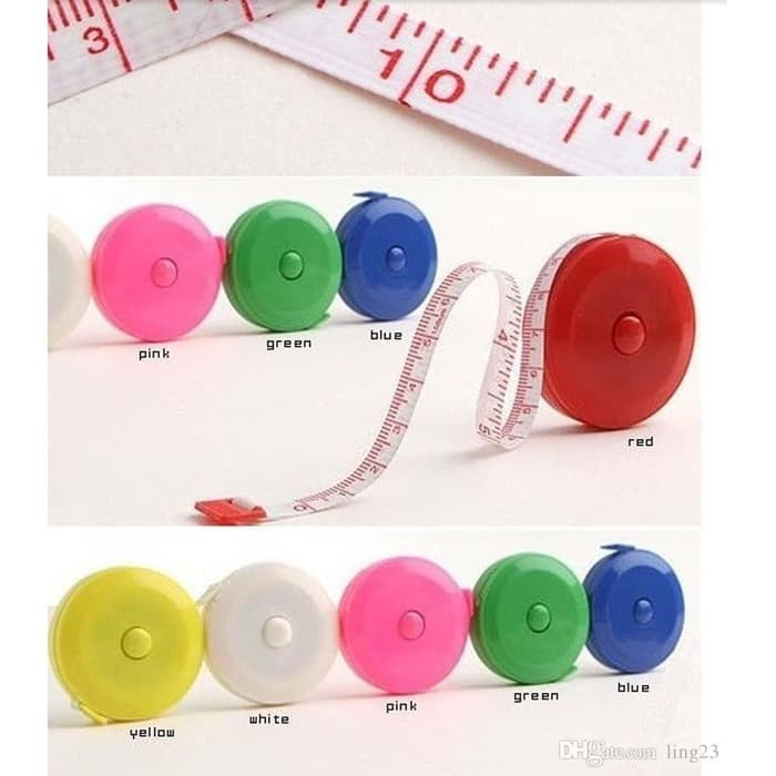 Jual METERAN METLIN UKUR PANJANG BAJU KAIN METLIN GULUNGAN | Shopee ...