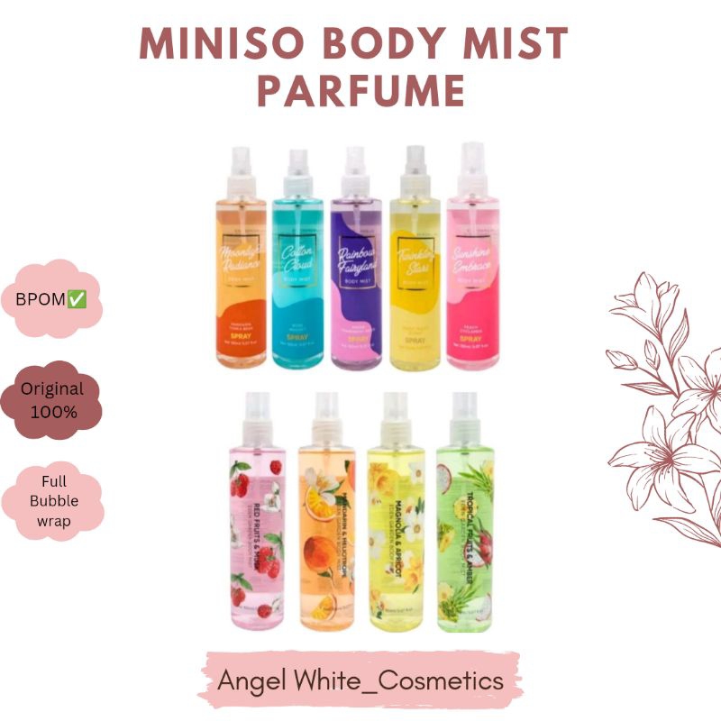 Jual MINISO BODY MIST PARFUME ORIGINAL | Shopee Indonesia