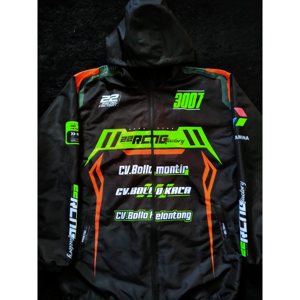 Jual JAKET RACING SUPERMOTO BALAP TASLAN CUSTOM | Shopee Indonesia