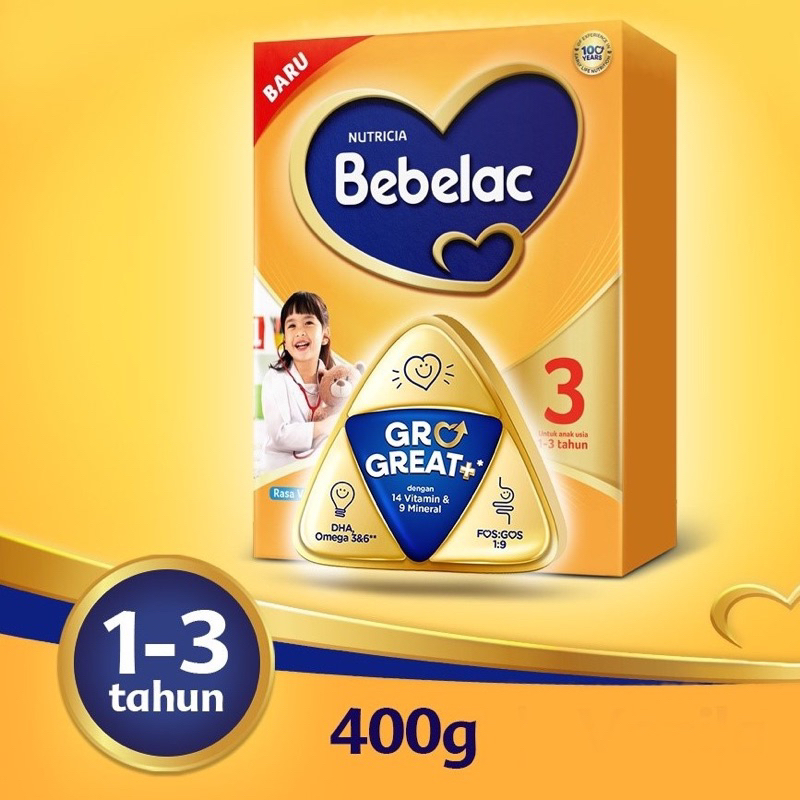 Jual Bebelac 3 Vanila / Madu 400 g | Shopee Indonesia