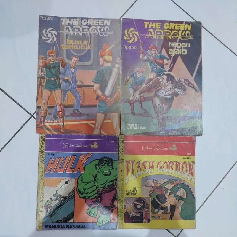 Jual komik jadul (isi4) The green arrow busur / the green arrow negeri ...