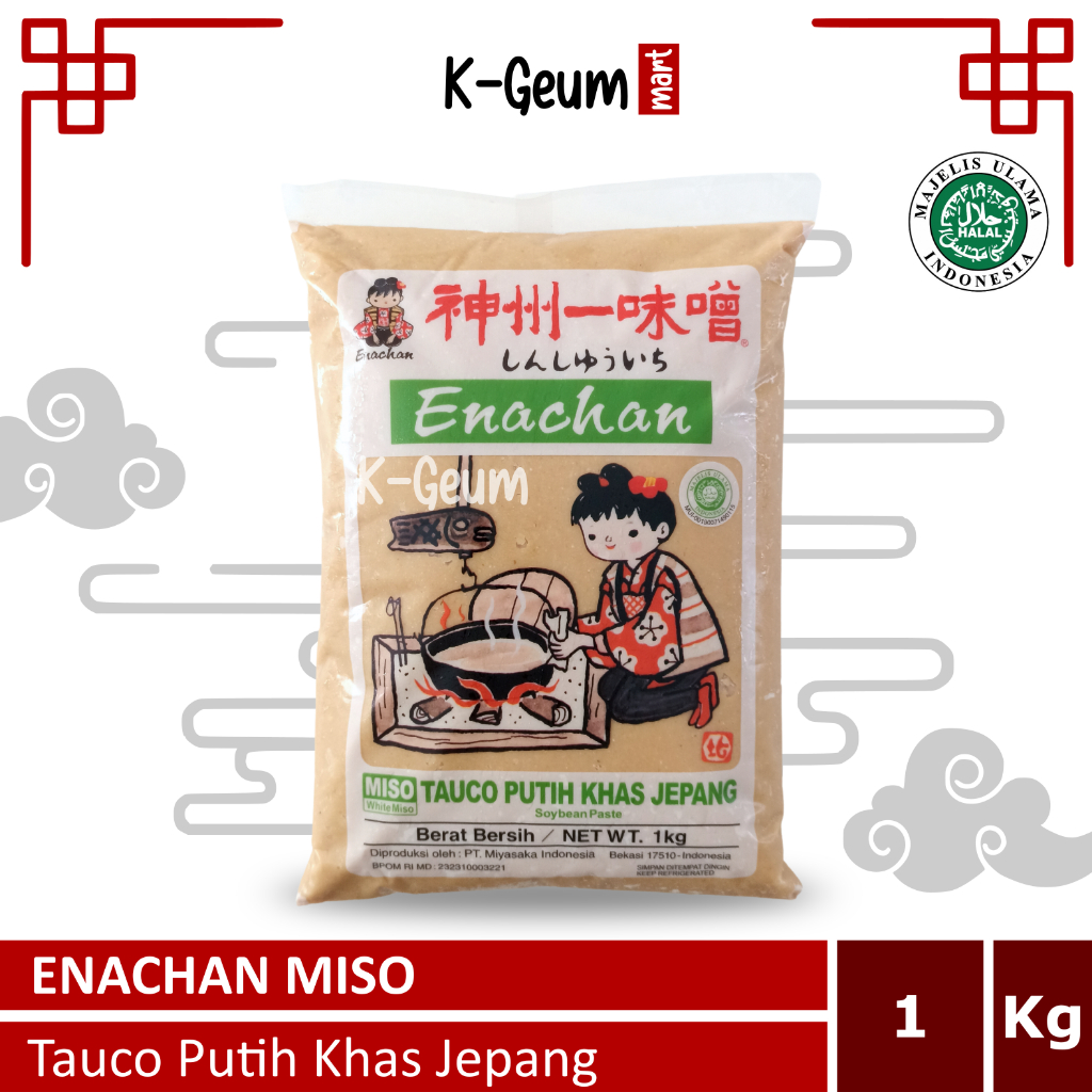 Jual ENACHAN Pasta Miso Putih | Tauco Ala Jepang untuk Sup Miso Halal 1 ...