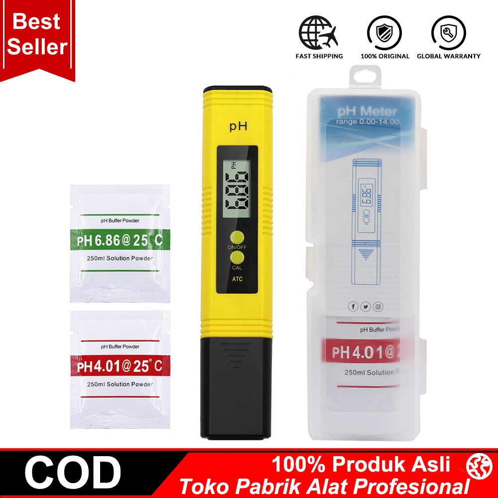 Jual PH Meter Digital Tester PH Test Pen Alat Pengukur Keasaman Cairan ...