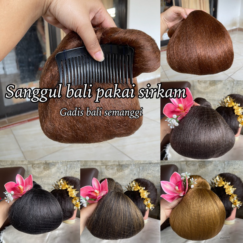Jual sanggul bali sirkam / sanggul praktis/ sanggul bali | Shopee Indonesia