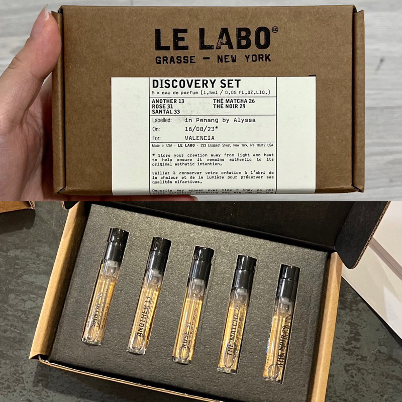 Jual Le Labo Discovery Set Eau De Parfum 5 x 1.5ml Original - Trial ...