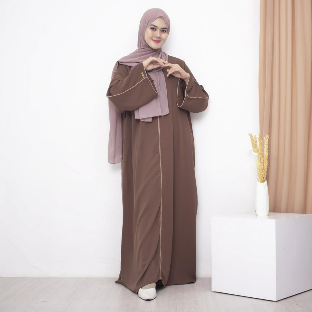 Jual ABAYA BASIC HITAM ABAYA HAFSAH LIST BISBAN TURKEY GAMIS ARAB PAKISTAN CASUAL TERBARU ...