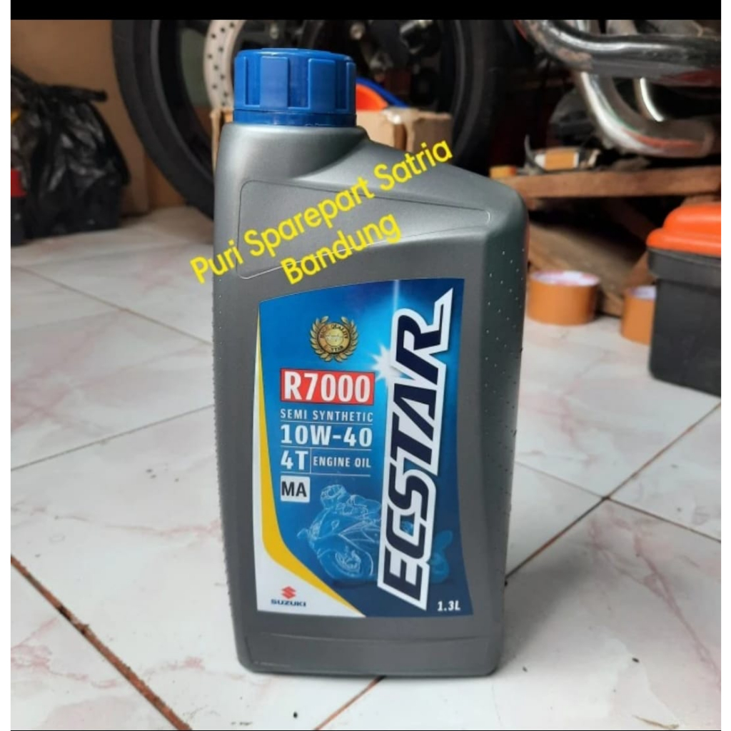 Jual Oli Oil Ecstar R7000 10W - 40 SL MA untuk Inazuma Bandit Satria GSX 1300 liter Original ...