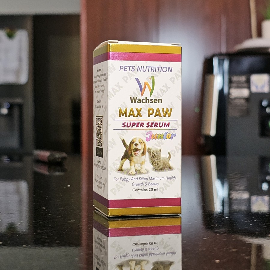 Jual Max Paw Junior Vitamin Anak Kucing Anjing Pertumbuhan Sakit Napsu ...