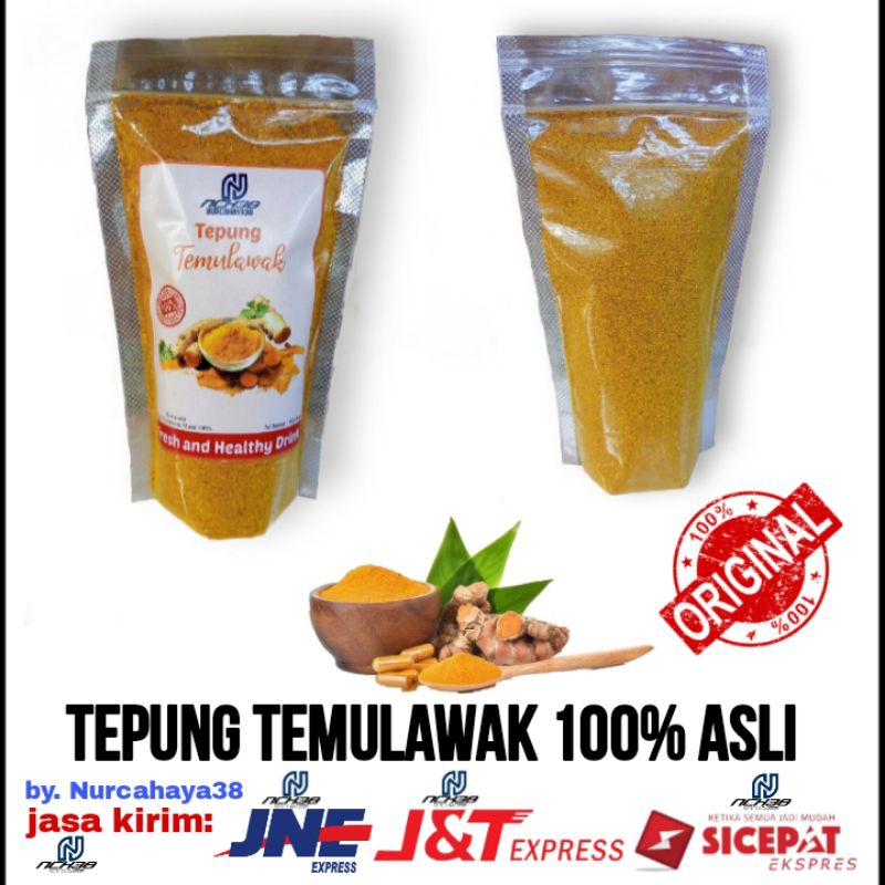 Jual tepung / bubuk temulawak Grade A | Kemurnian 100% Bubuk pilihan ...