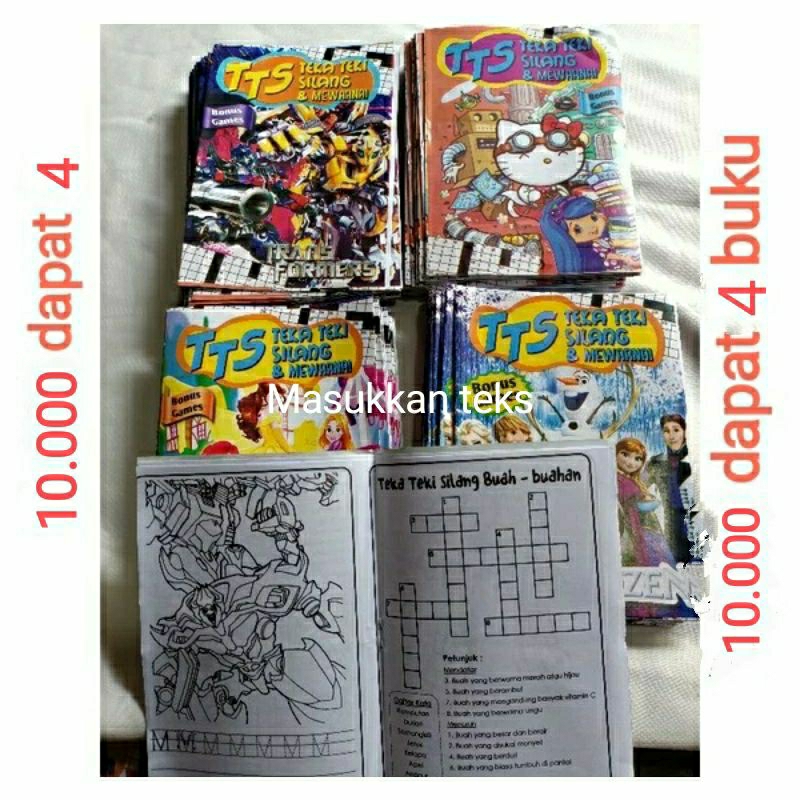 Jual Teka Teki Silang (TTS) untuk anak | Shopee Indonesia