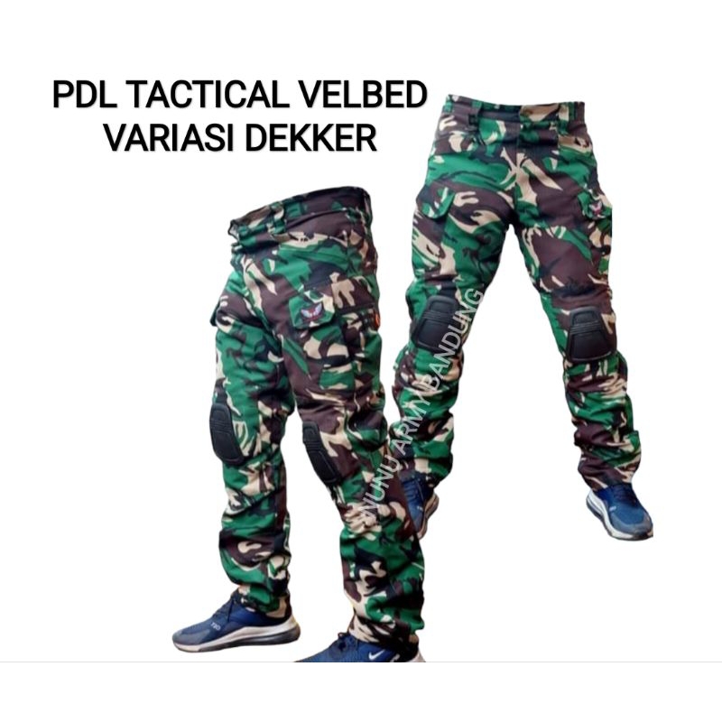 Jual CELANA PDL TACTICAL LORENG VELBED WR TNI | Shopee Indonesia