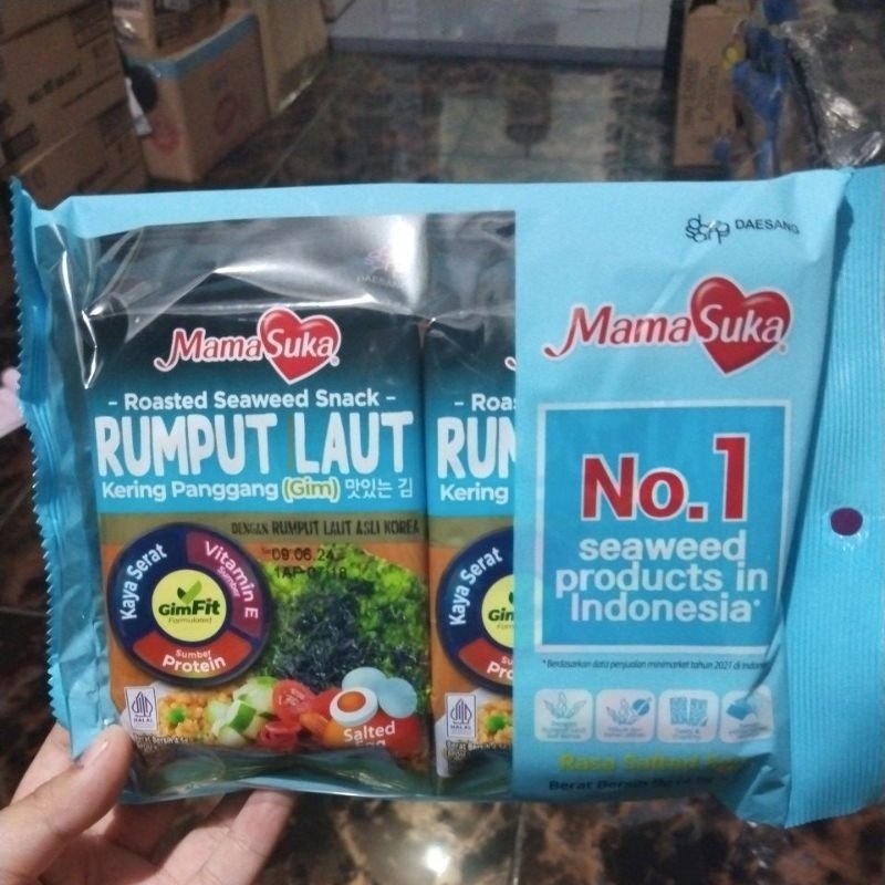 Jual Mama suka rumput laut 9gr (4,5gr × 2) | Shopee Indonesia