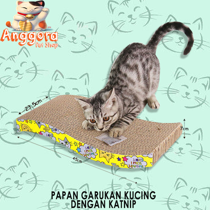 Jual Papan garukan kucing dengan katnip / Cakar Kucing / Cat Scratch ...