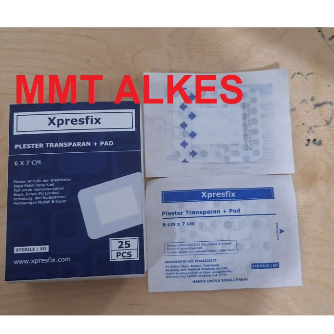 Jual Xpresfix T-PAD 6x7cm Plester Luka Operasi Anti Air Transparan ...