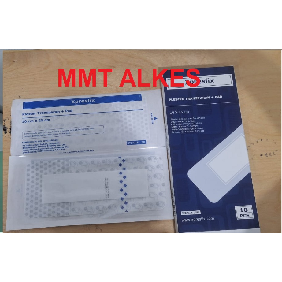 Jual Xpresfix T-PAD 10x25cm Plester Luka Operasi Anti Air Transparan ...