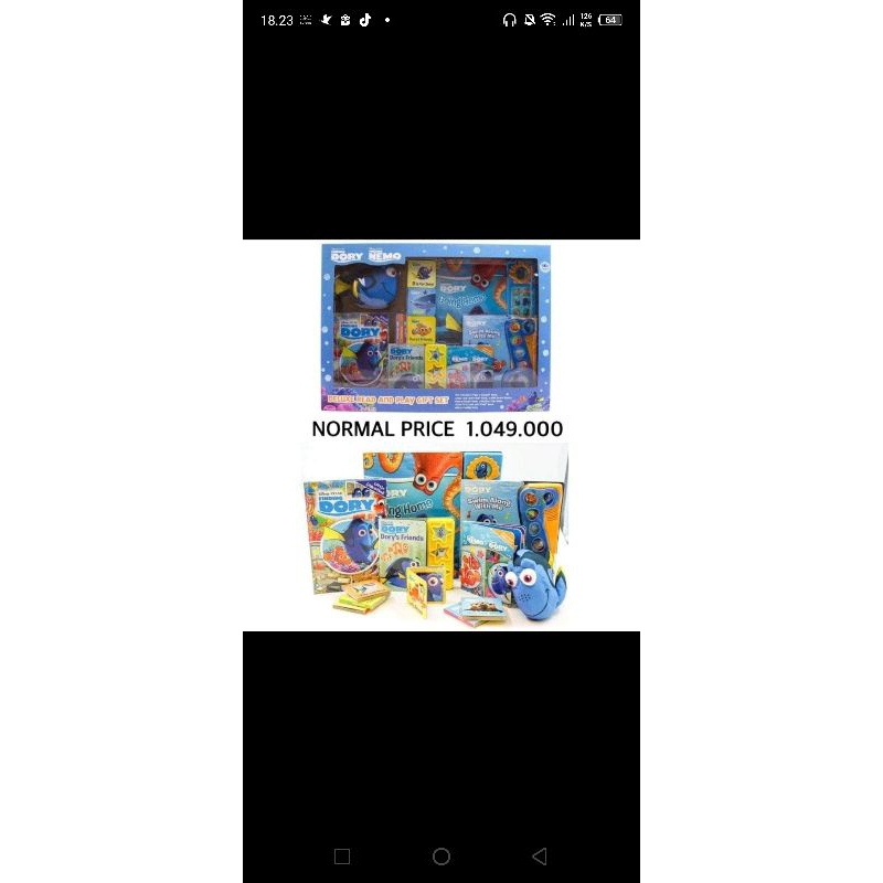 Jual Finding Dory & Finding Nemo Deluxe Read and Play Gift Set | Shopee ...