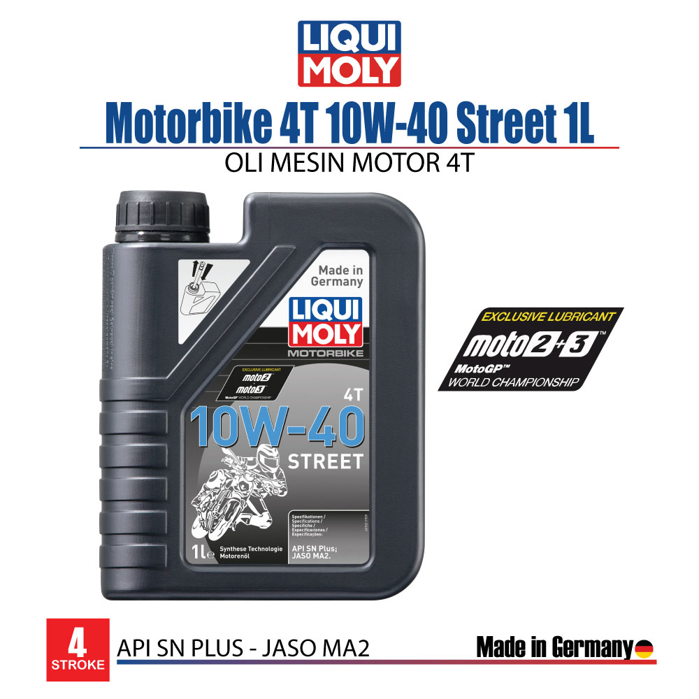 Jual Liqui Moly Motorbike 4T Synth Street 10W-40 1L 1521 Oli Mesin ...