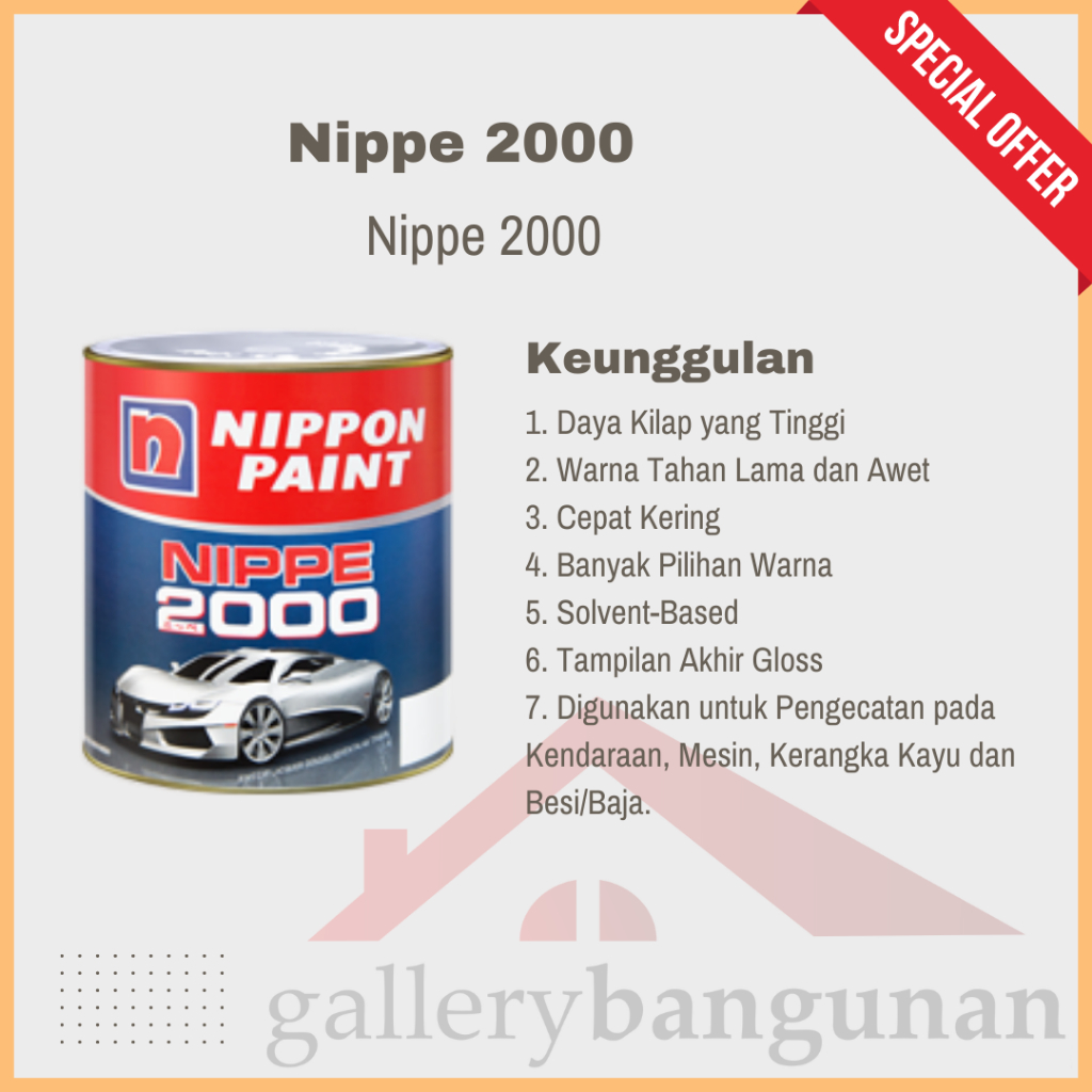 Jual Nippe 2000 Np 005 Dyna Green Cat Kayu Besi NC Nippon Paint Kemasan 1 Liter | Shopee Indonesia