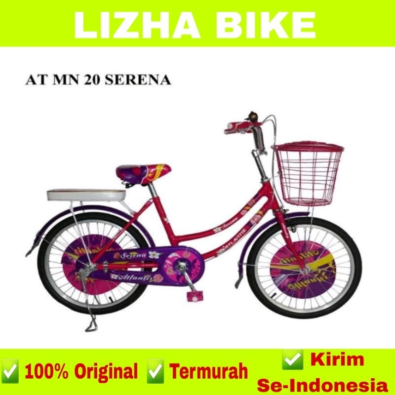 Jual Sepeda mini ukuran 20 inch perempuan city bike Serena Atlantis ...