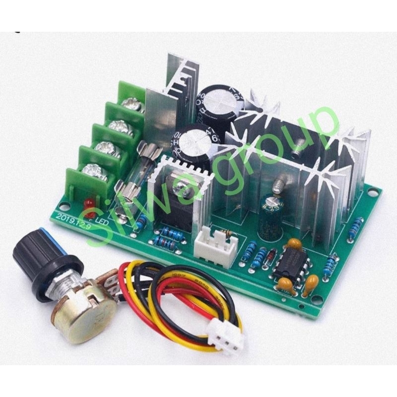 Jual Dimmer pwm 20A 9v-60v untuk mengatur kecepatan motor dc dan ...
