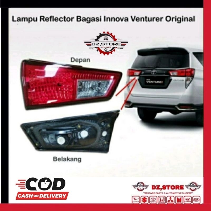 Jual Lampu Reflektor Bagasi innova reborn original stoplamp lampu ...