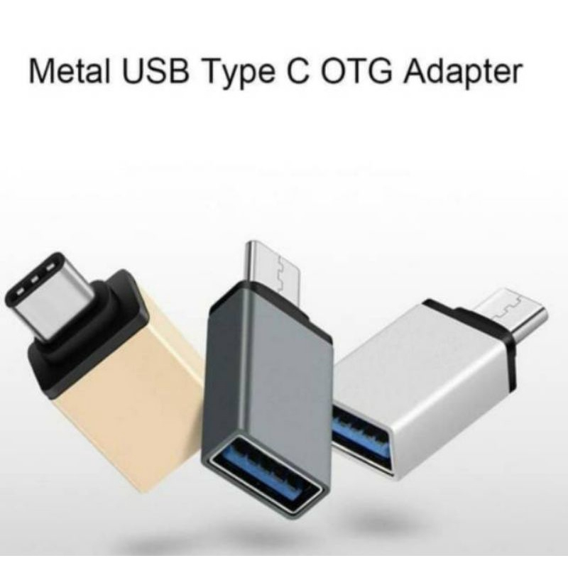 Jual OTG Type C Original Bahan Besi Non Kabel Sambungan USB HP ...