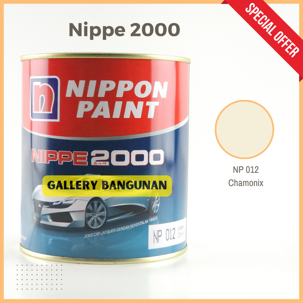 Jual Nippe 2000 Np 012 Chamonix Cat Kayu Besi NC Nippon Paint Kemasan 1 Liter | Shopee Indonesia