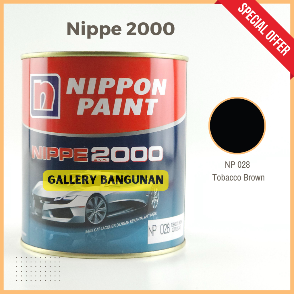 Jual Nippe 2000 Np 028 Tobacco Brown Cat Kayu Besi NC Nippon Paint ...