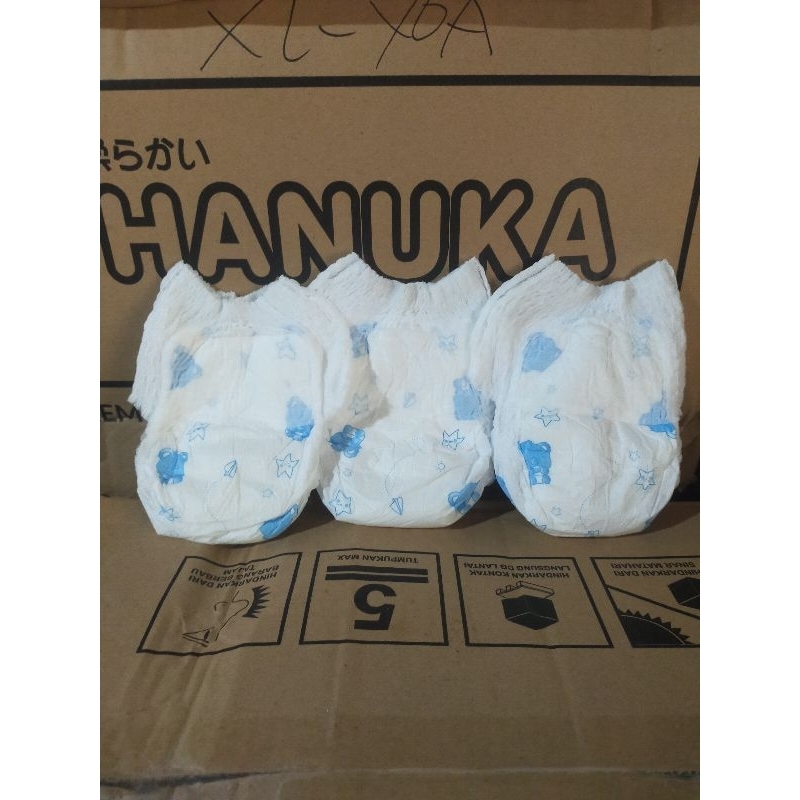 Jual PAMPERS HANUKA YOA/MAMAMIA/FLUFFY UK S M L XL ISI 50PCS | Shopee ...