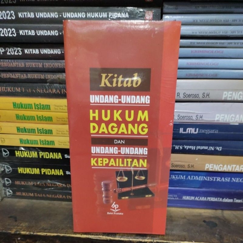 Jual buku kitab Undang-Undang hukum dagang dan undang-undang kepailitan _prof.R.subekti | Shopee ...