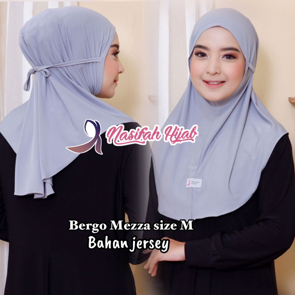 Jual Nasifah Hijab2 - Bergo MEZZA Hamidah Nonpet Tali Size M Hijab Jersey Jilbab Nyaman | Shopee ...