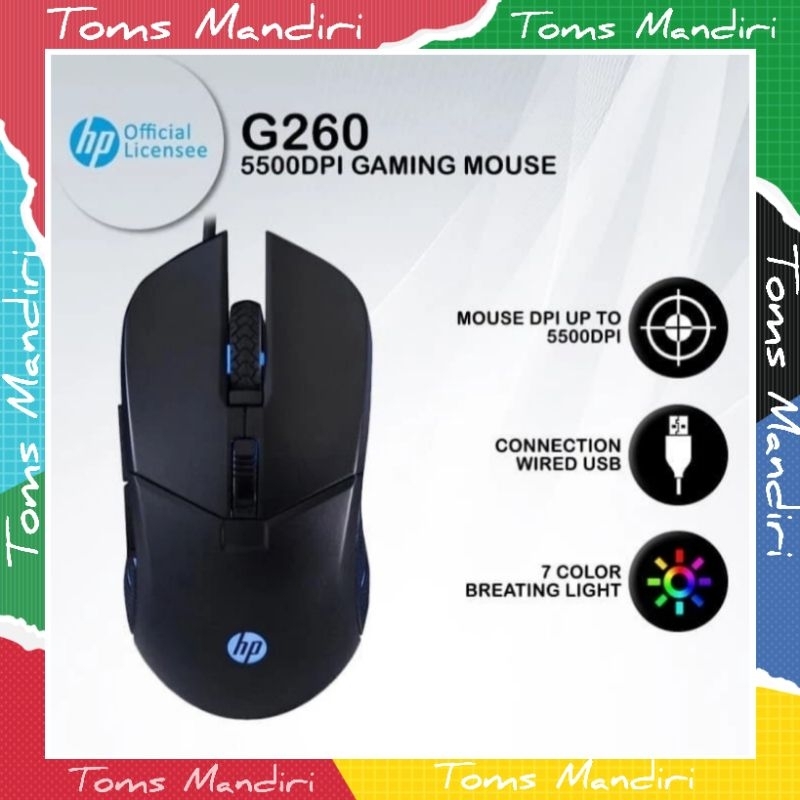 Jual Mouse Gaming HP G260 | Shopee Indonesia