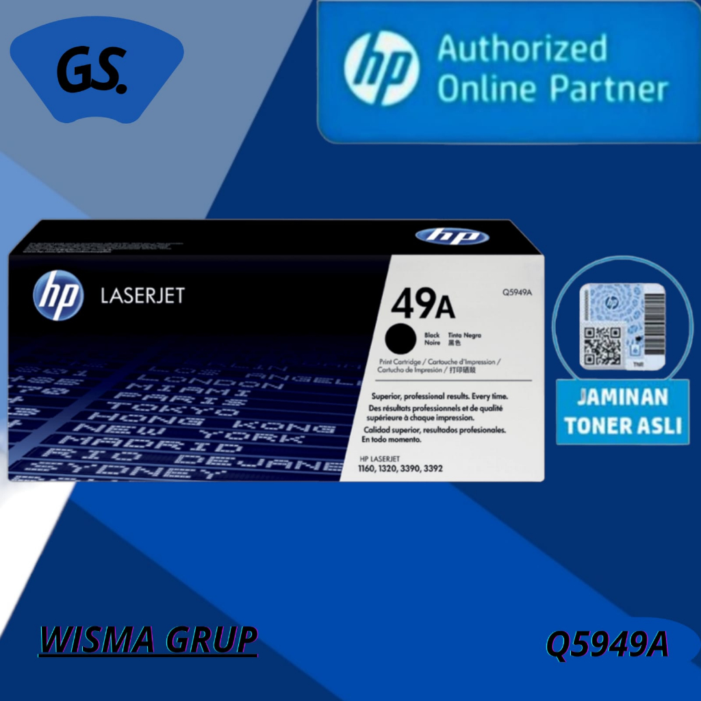Jual Toner HP LaserJet 49A black original ( Q5949A ) | Shopee Indonesia