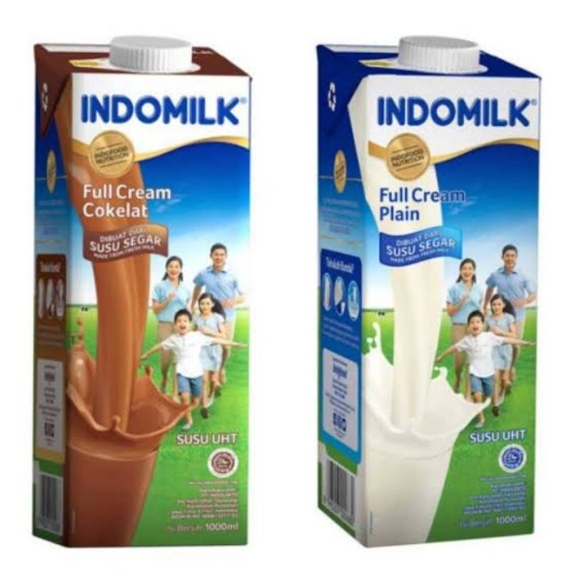 Jual susu cair uht indomilk 1 liter | Shopee Indonesia