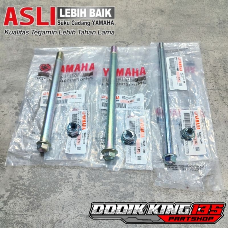 Jual MUR + AS RODA DEPAN BELAKANG ARM RX KING ORIGINAL YAMAHA GENUINE ...