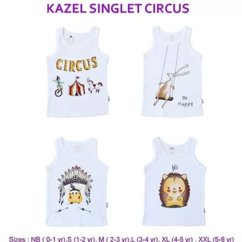 Jual Singlet Kazel isi 4 Pcs size NB | Shopee Indonesia