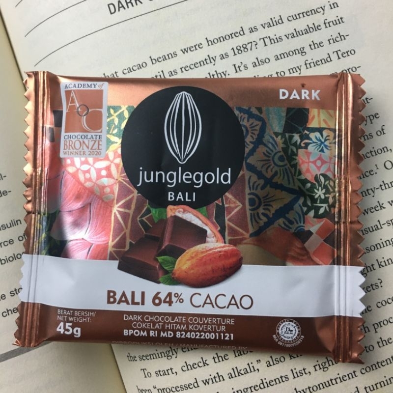 Jual 64% Dark Chocolate | Coklat Batangan Vegetarian Friendly | Shopee ...