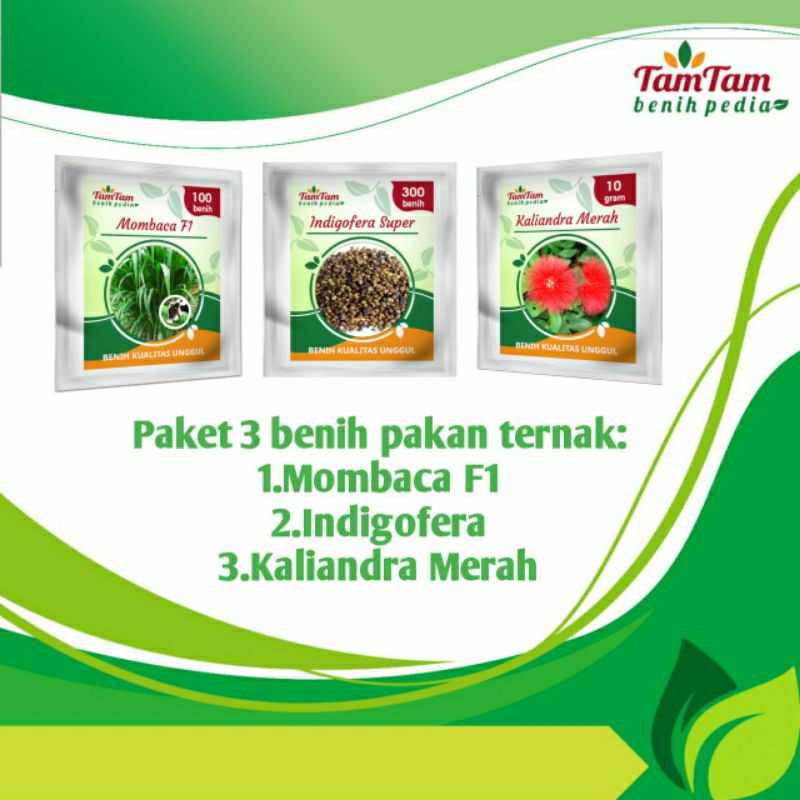 Jual PAKET BENIH PAKAN TERNAK 3 JENIS LEBIH MURAH/benih mombaca F1 ...