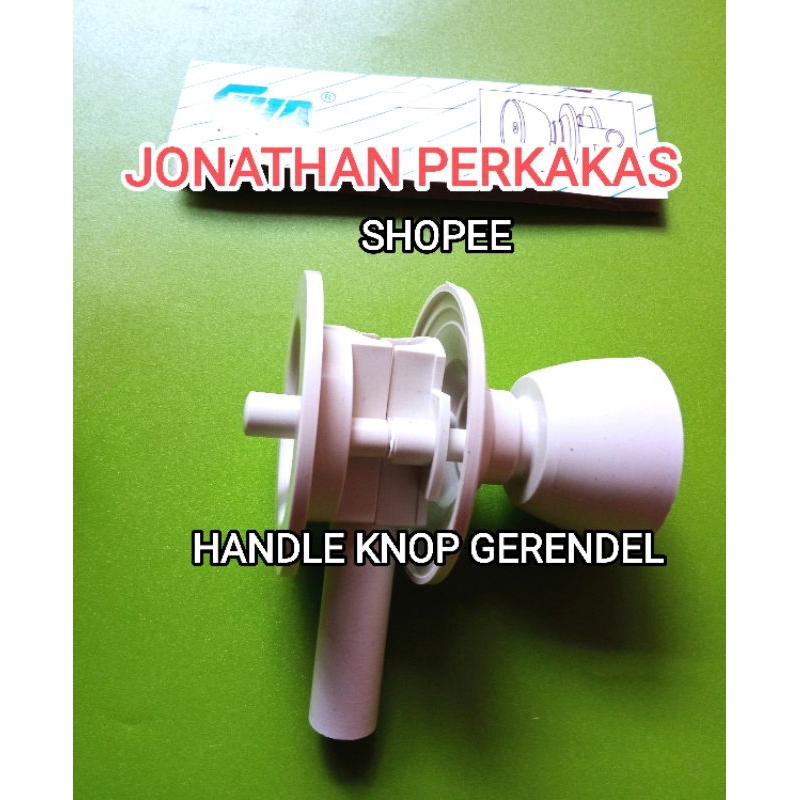 Jual handle knop gerendel pvc pintu kamar mandi warna putih | Shopee ...