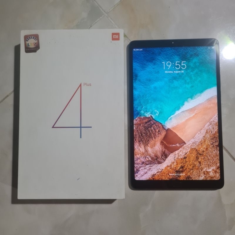 Jual mipad 4 plus 4/64 10inch second mulus dan lengkap | Shopee Indonesia