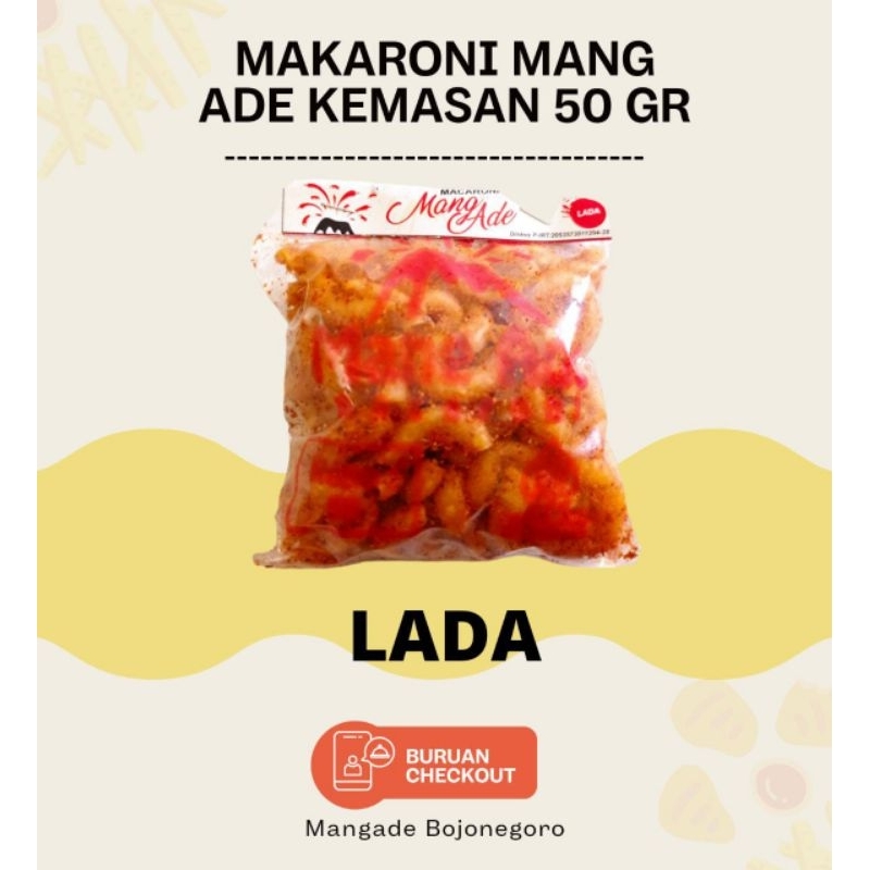 Jual Mang Ade Makaroni Lada (50g) | Shopee Indonesia