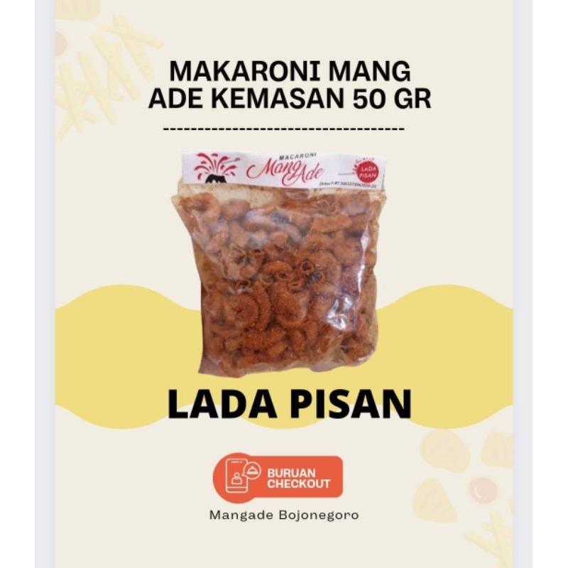 Jual Mang Ade Makaroni Lada Pisan (50g) | Shopee Indonesia