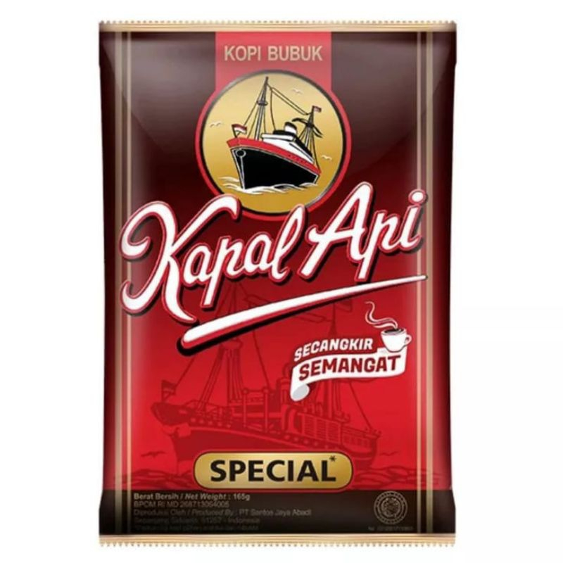 Jual Kapal Api Kopi Bubuk Instan Special 160 gram Kemasan Sedang ...