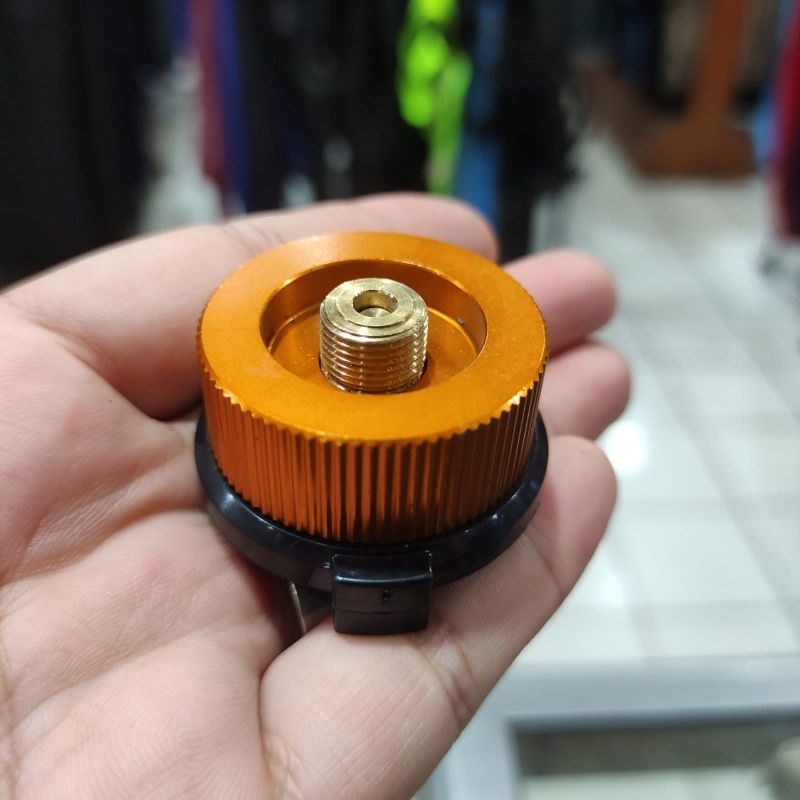 Jual ADAPTOR ADAPTER KONEKTOR KEPALA GAS PORTABLE GAS KOMPOR PORTABLE ...