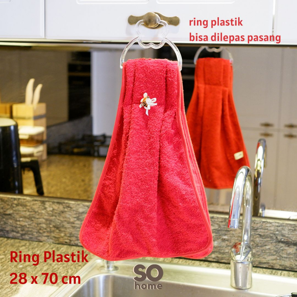 Jual So Home Lap Tangan Ring Handuk Serbet Tangan Gantung Lap Handuk ...