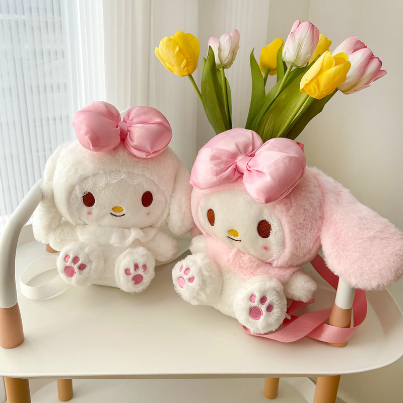 Jual Tas boneka Sanrio Cinnamonroll Kuromi Pompurin ransel wanita Iucu ...