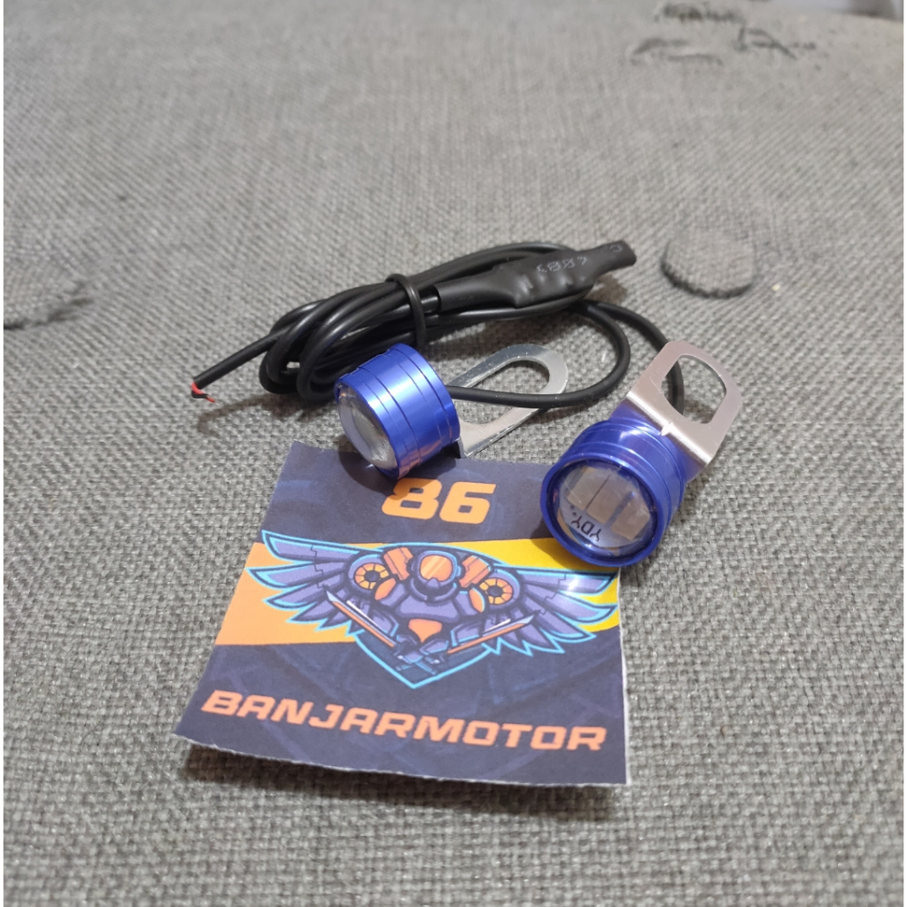 Jual Lampu Mata Elang Flash Kedip 3 Led Dengan Breket 2pcs Shopee Indonesia