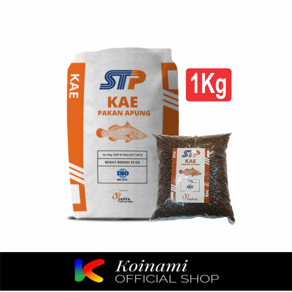Jual STP KAE Repack 1 kg / Makanan Ikan / Fish Food / Koi / Pelet Apung ...