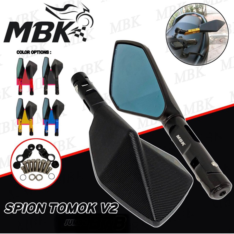 Jual Spion TOMOK Nmax Aerox Pcx R15 Ninja Beat Vario Universal FULL CNC ...