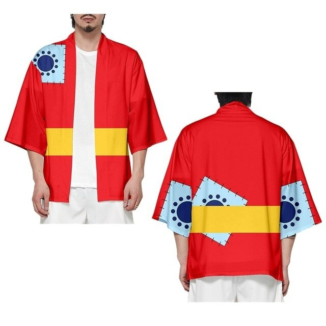 Jual Haori Outer Kimono One Piece Wanokuni Luffy Kaido | Shopee Indonesia